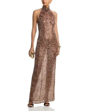 SAU LEE Grace Sequin Dress