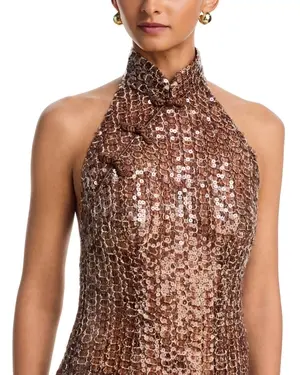 SAU LEE Grace Sequin Dress