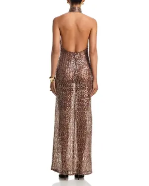 SAU LEE Grace Sequin Dress