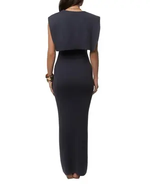 JLUXLABEL Florence Knit Maxi Dress - Navy
