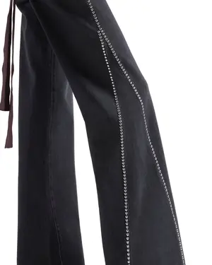 7 For All Mankind Lotta High Rise Wide Leg Jeans
