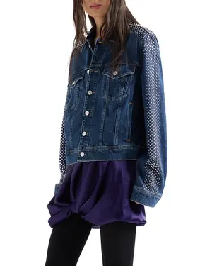 7 For All Mankind Adi Studded Trucker Jacket