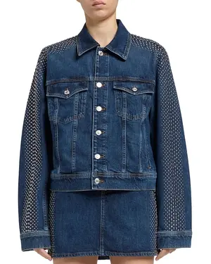 7 For All Mankind Adi Studded Trucker Jacket - Revolt
