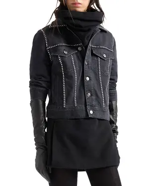 7 For All Mankind Adi Studded Trucker Jacket
