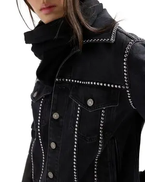 7 For All Mankind Adi Studded Trucker Jacket