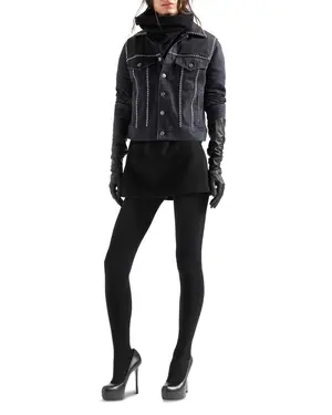 7 For All Mankind Adi Studded Trucker Jacket