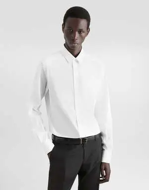 Dolce & Gabbana Stretch Poplin Gold-fit Shirt