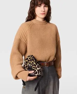 Stella McCartney Appaloosa Leopard Tiny Bucket Bag
