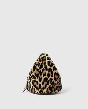 Stella McCartney Appaloosa Leopard Tiny Bucket Bag