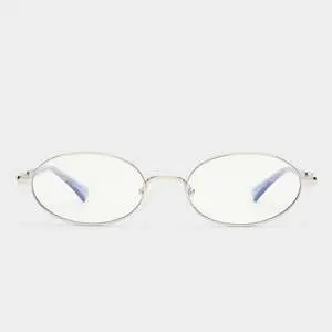 Le Specs Icicle | Light Lens - Silver Blue