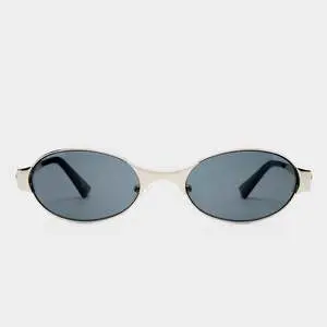 Le Specs Frostbite | Smoke Mono - Silver
