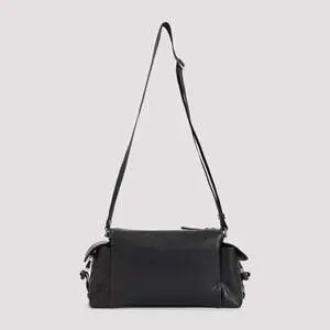 Prada Leather Bandoliera Bag - Black