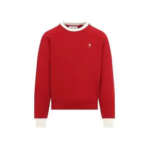 AMI Paris Bicolor Sweatshirt - Red