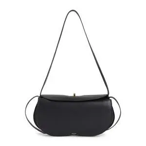 Celine Hot Dog Shoulder Bag - Black
