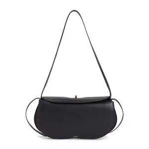 Celine Hot Dog Shoulder Bag - Black
