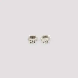 Balenciaga Bb Stud Xs Earrings - Silver