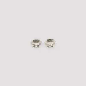 Balenciaga Bb Stud Xs Earrings - Silver