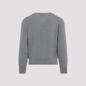 AMI Paris Adc Cardigan - Gray