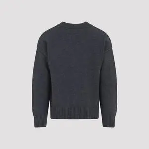 AMI Paris Adc Cardigan - Gray