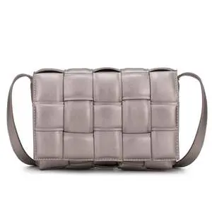 MKF COLLECTION BY MIA K. Ginger Woven Shoulder Bag Pewter - Silver