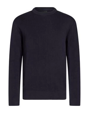 JACK & JONES Premium Sweater Size Organic Cotton, Cotton - Navy