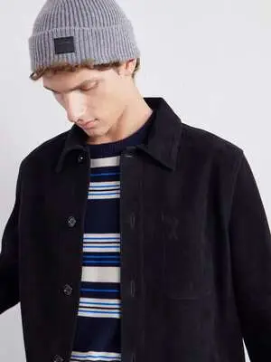 Paul Smith Logo-appliquéd Ribbed Cashmere And Merino Wool-blend Beanie