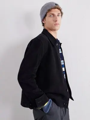 Paul Smith Logo-appliquéd Ribbed Cashmere And Merino Wool-blend Beanie