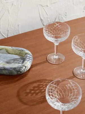 SOHO HOME Barwell Set Of Four Crystal Champagne Glasses