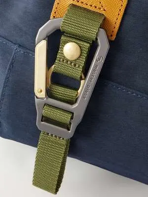 MASTER-PIECE CO Link Leather-trimmed Nylon-twill Belt Bag