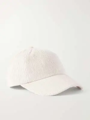 Nn07 NN07 - Dad 50004 Organic Cotton-Corduroy Cap - Men - Neutrals Ecru