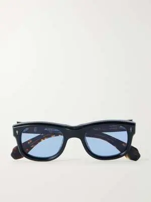 JACQUES MARIE MAGE Amilcar Square-frame Acetate Sunglasses - Black