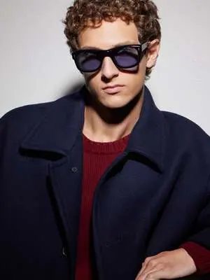 JACQUES MARIE MAGE Amilcar Square-frame Acetate Sunglasses