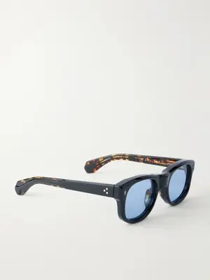 JACQUES MARIE MAGE Amilcar Square-frame Acetate Sunglasses - Black