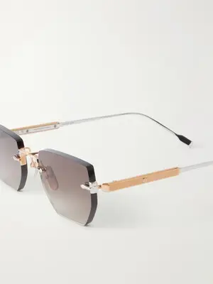 SATO Terebellum Ii Titanium Square-frame Sunglasses