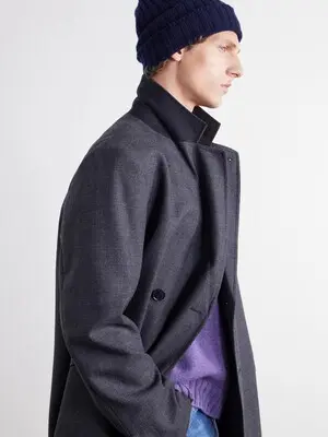 Thom Sweeney Ribbed Cashmere Beanie