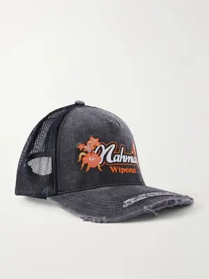 NAHMIAS Wipeout Cotton-canvas Cap - Black