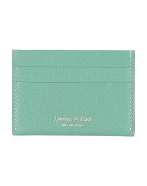 Sporty & Rich Woman Cardholder Sage Green Size - Leather Sage Green
