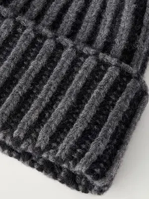 MFPEN Stage Ribbed Wool Beanie
