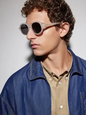 Loewe Round-frame Acetate Sunglasses