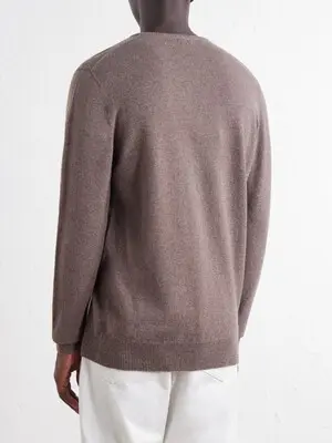 William Lockie V-neck Wool Sweater