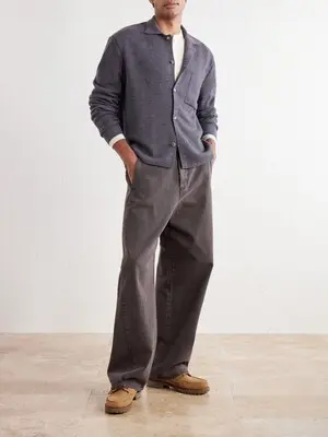De Bonne Facture Milano Stitch Merino Wool Cardigan