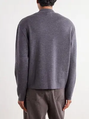 De Bonne Facture Milano Stitch Merino Wool Cardigan