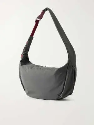 MASTER-PIECE CO Ark Leather-trimmed Shell Shoulder Bag