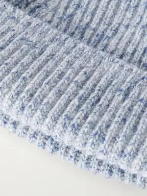 Inis Meáin Ribbed Cashmere Beanie