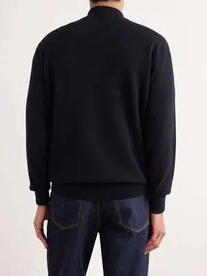 William Lockie Wool Half-zip Sweater