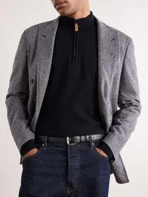 William Lockie Wool Half-zip Sweater