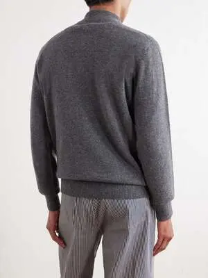 William Lockie Wool Half-zip Sweater