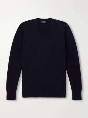 William Lockie Wool Sweater - Navy