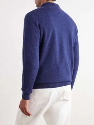 William Lockie Wool Half-zip Sweater