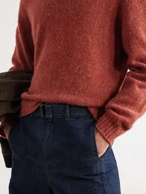 De Bonne Facture Brushed Merino Wool Sweater